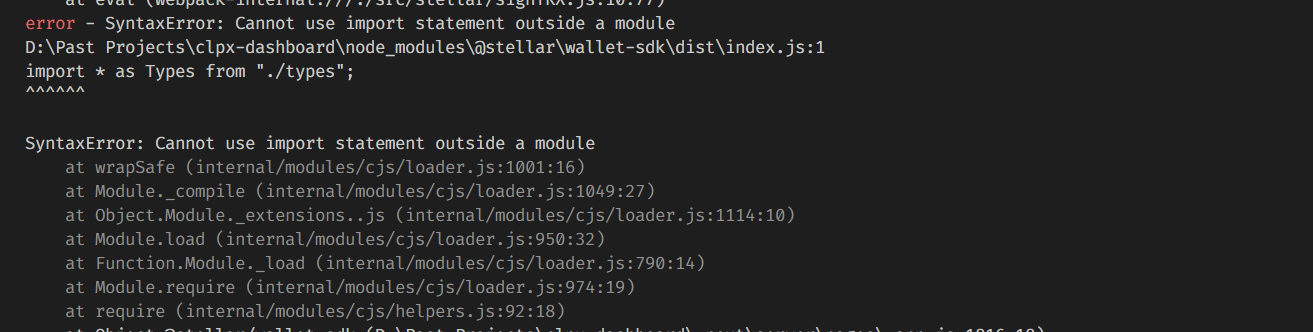 Import error · Issue #313 · stellar/js-stellar-wallets · GitHub