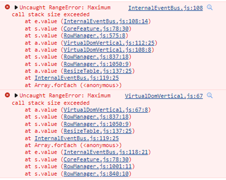 Uncaught errors with custom placeholder only with fitDataStretch or ...