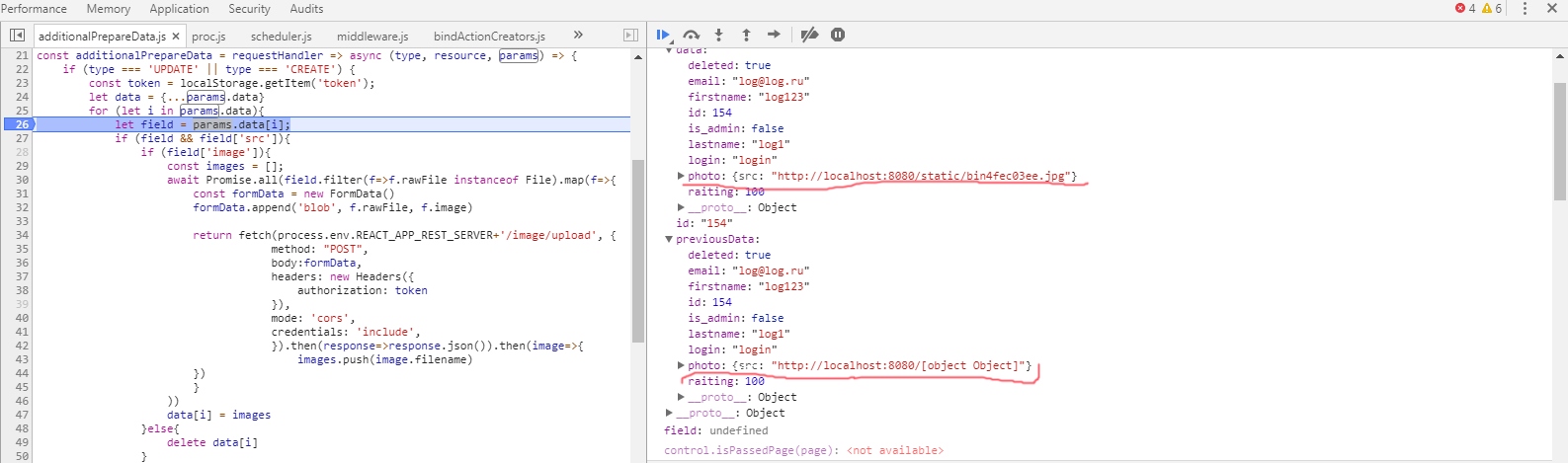 Dataprovider Bug In Previousdata · Issue 1865 · Marmelabreact Admin · Github
