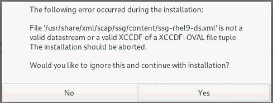 Failure to deploy oVirt node with security profile (PCI-DSS) · Issue #113 · oVirt/ovirt-node-ng ...