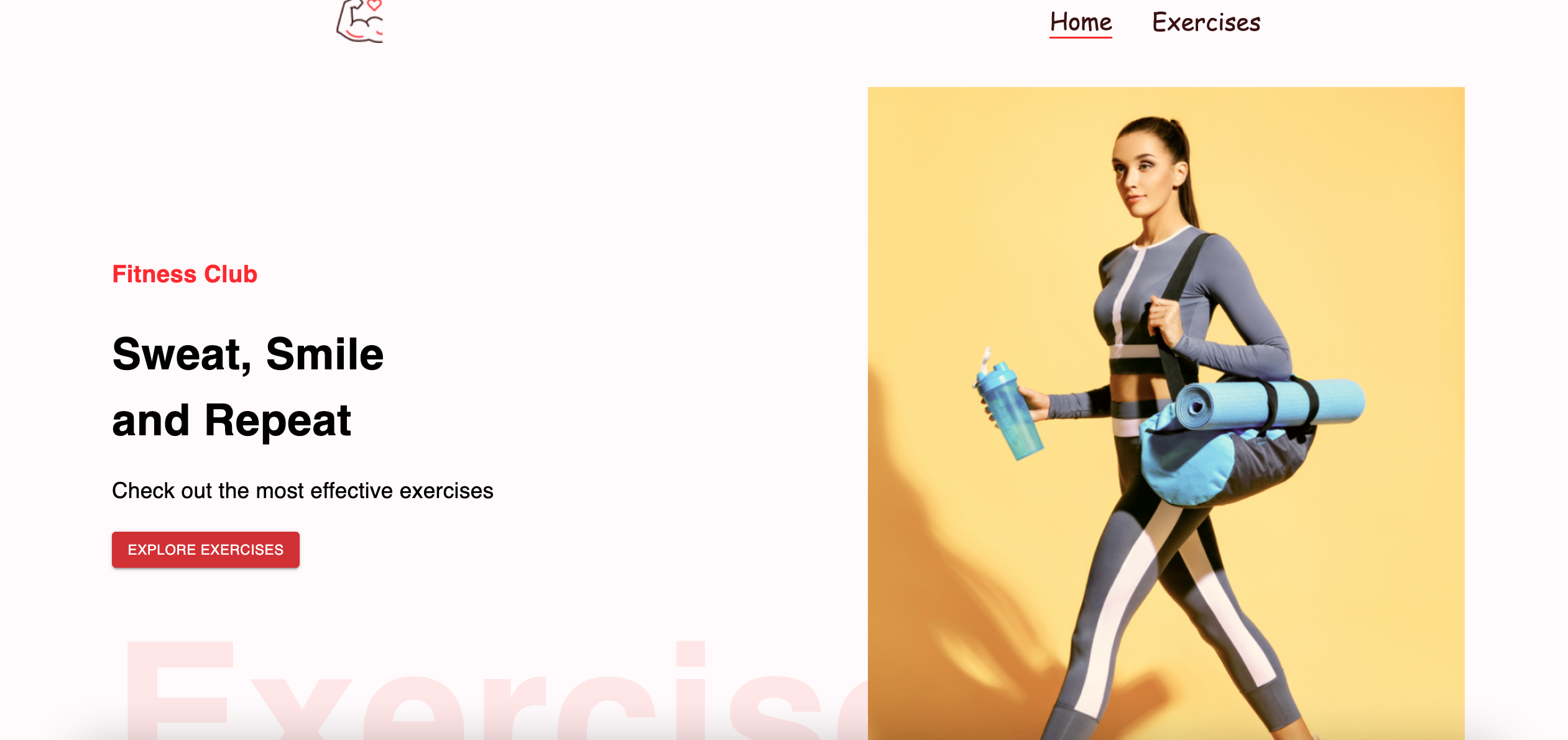 GitHub - shivam017arora/GymApp: Explore exercises using React.JS