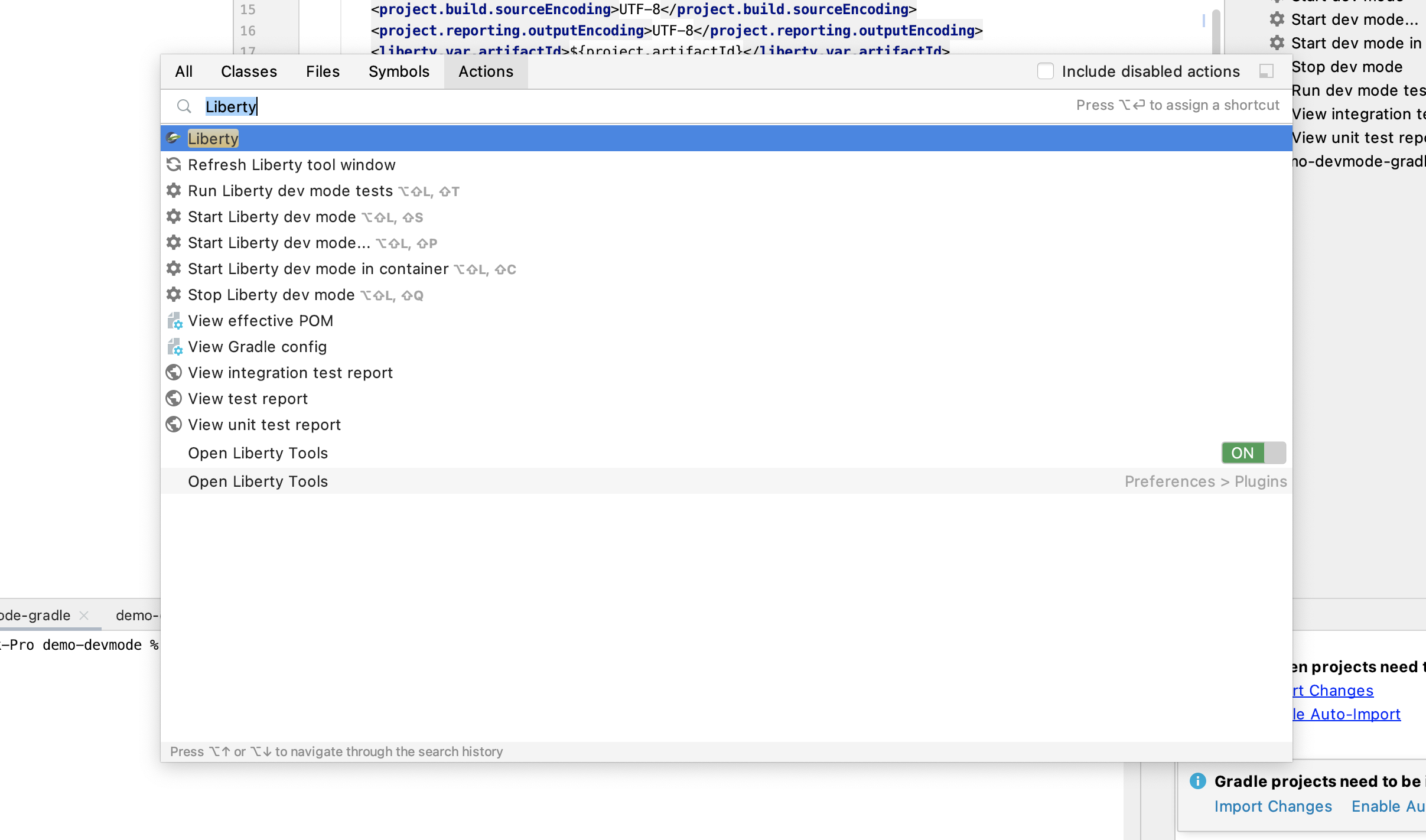Refactor actions and update names by kathrynkodama · Pull Request #51 · OpenLiberty/liberty ...