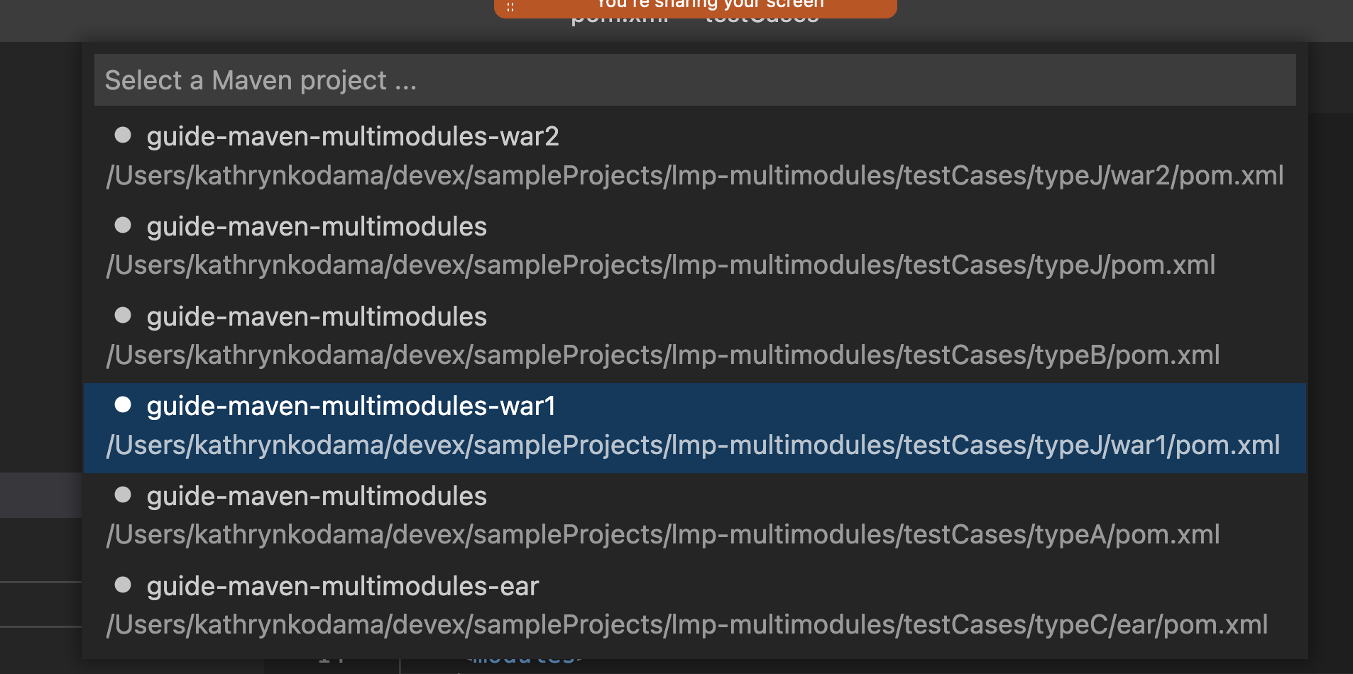 Allow for dev mode commands to be accessed from command palette · Issue #113 · OpenLiberty ...