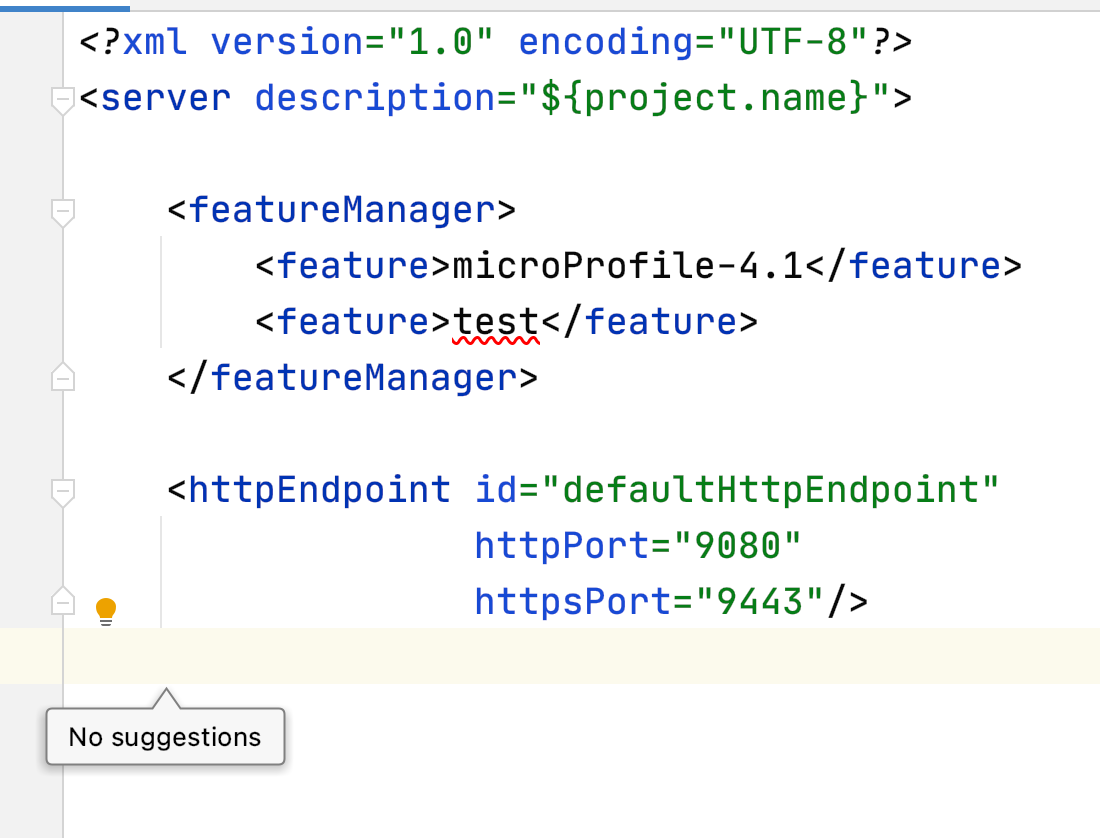 LS integration: Completion items intermittently not appearing · Issue #86 · OpenLiberty/liberty ...