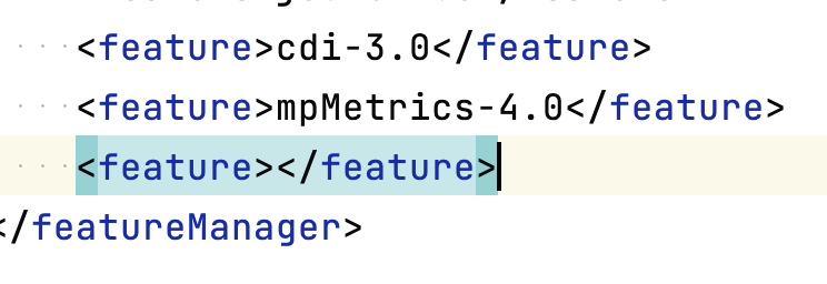 Cursor placement in server.xml should be between open and closing tag · Issue #260 · OpenLiberty ...