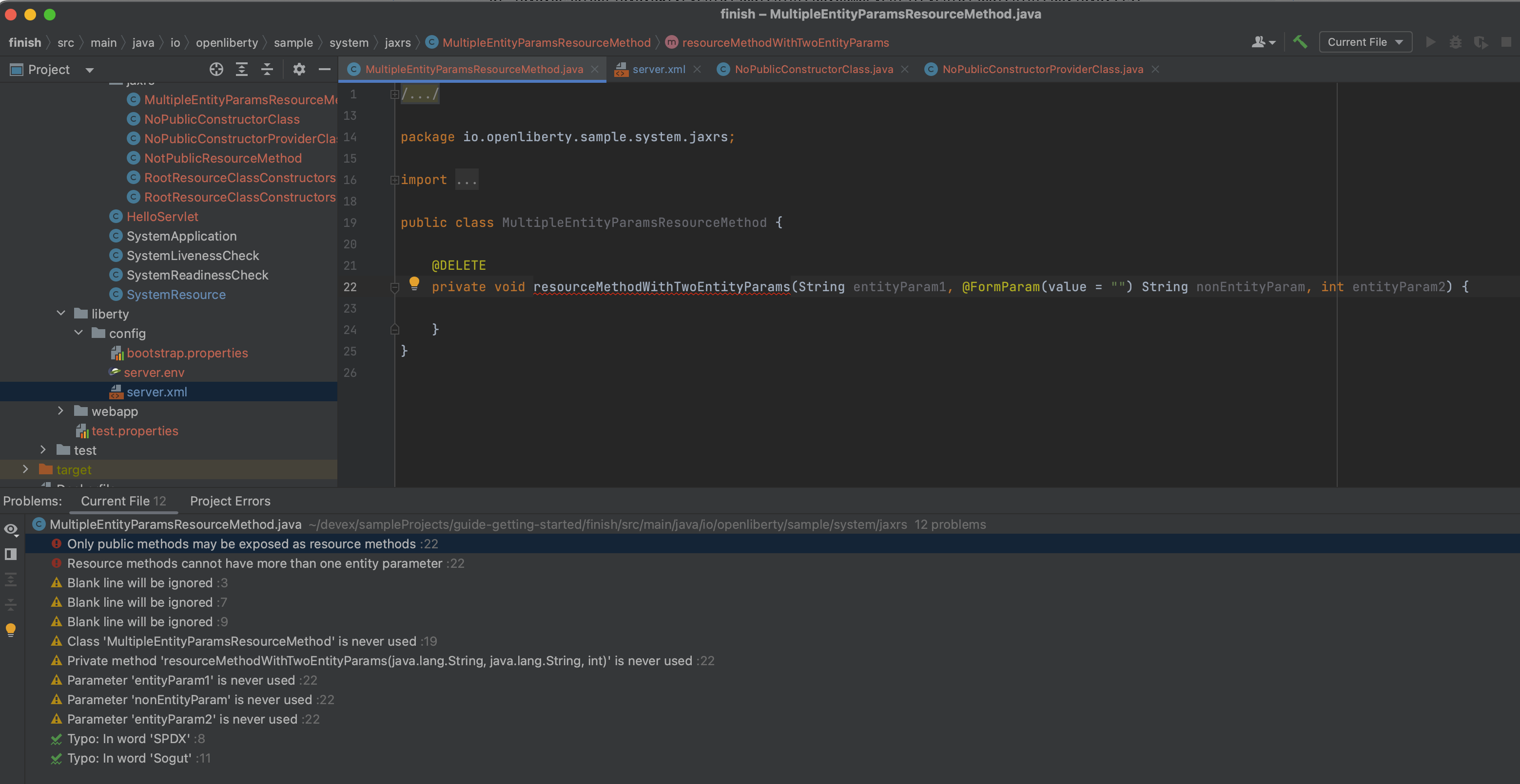 LS Integration: Document syncing on diagnostics · Issue #85 · OpenLiberty/liberty-tools-intellij ...