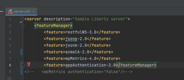 LS Integration: XML comment diagnostics forces document into a broken ...