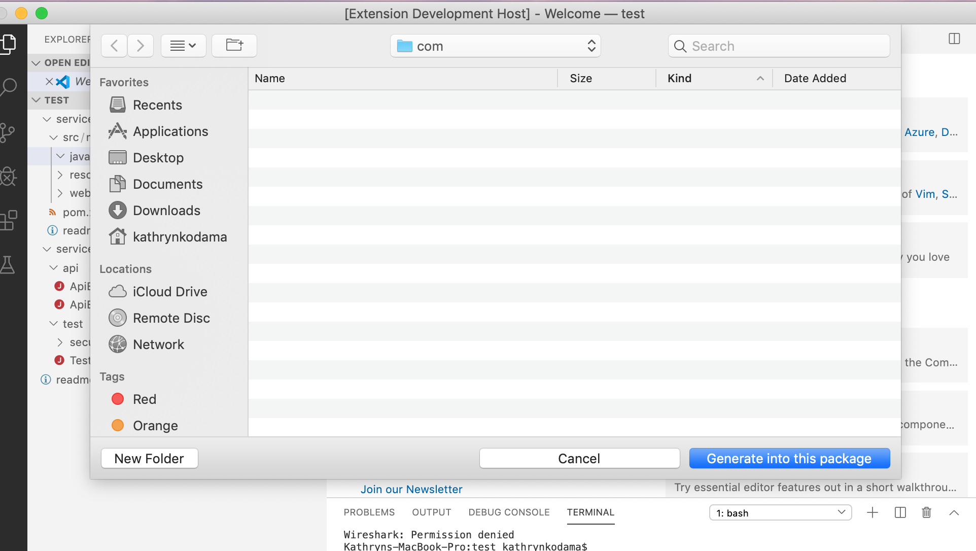The extension should block invalid package names · Issue #13 · MicroShed/mp-rest-client ...