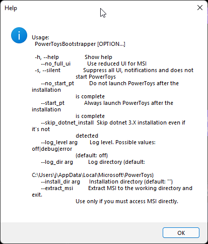 updater opens PowerToysBootstraper help dialog · Issue #13878 · microsoft/PowerToys · GitHub