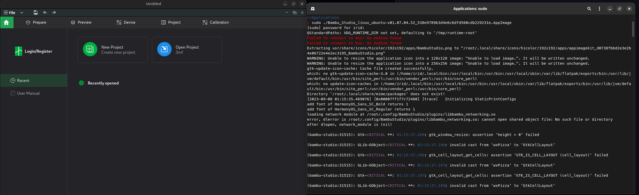 assertion 'G_TYPE_CHECK_INSTANCE (instance)' failed · Issue #2479 · bambulab/BambuStudio · GitHub