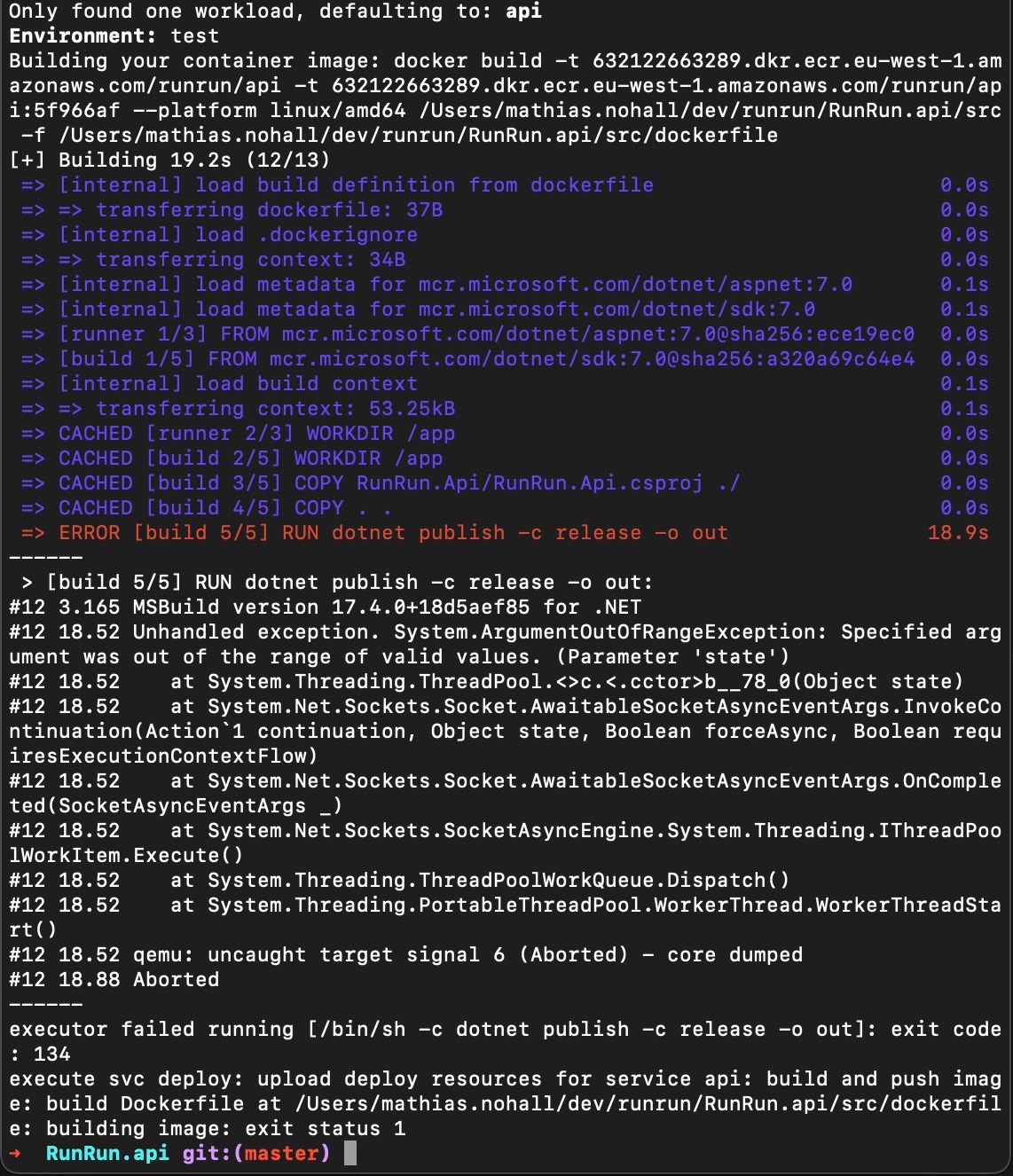 Unable To Create A New Net Based App Runner Service Using Copilot · Issue 4210 · Awscopilot