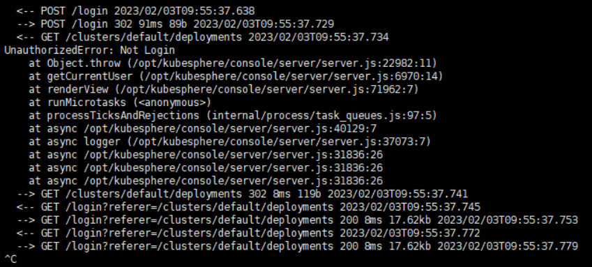 kubesphere 3.3.1 UnauthorizedError: Not Login · Issue #5503 · kubesphere/kubesphere · GitHub