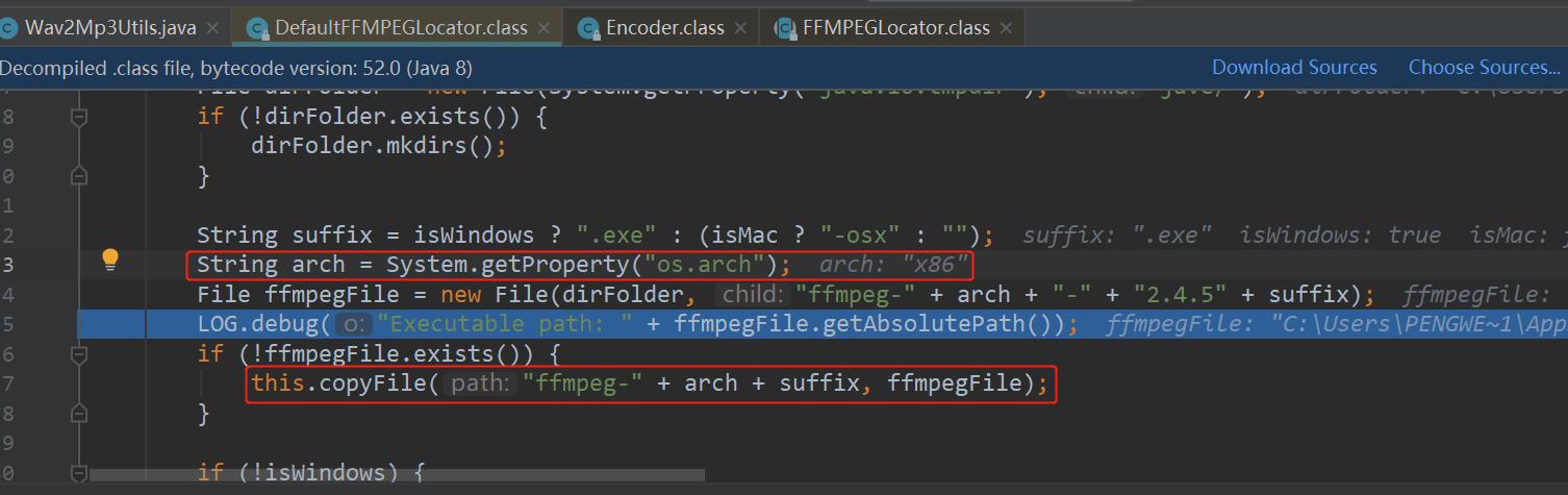 [main] ERROR ws.schild.jave.FFMPEGExecutor - Could not find ffmpeg ...