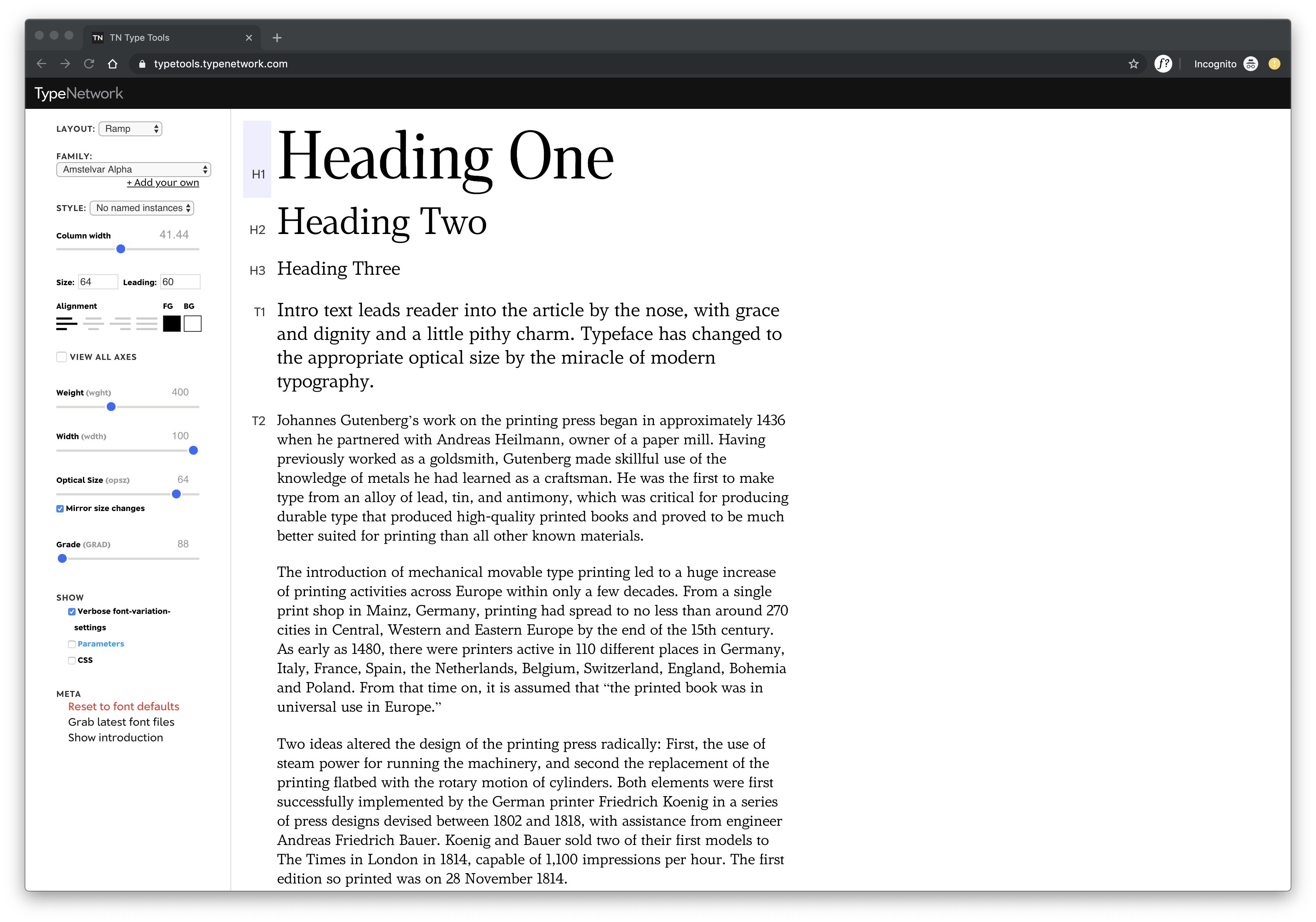 Explain to users how to use this tool, on load · Issue #63 · FontBureau ...