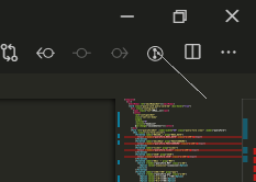 菜单栏右侧出现不明斜线 · Issue #109641 · microsoft/vscode · GitHub