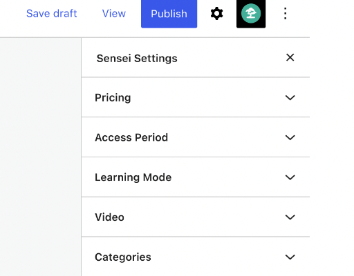 Move the current sensei course settings · Issue #6026 · Automattic/sensei · GitHub
