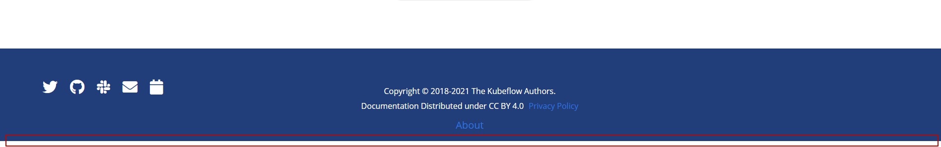 white stripe after footer · Issue #2592 · kubeflow/website · GitHub