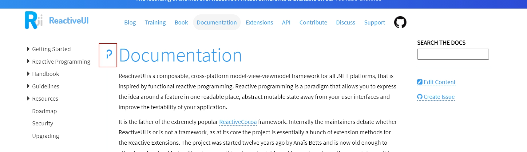 [BUG] anchor links · Issue #532 · reactiveui/website · GitHub
