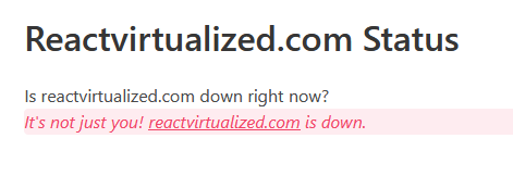 Web-site is down? · Issue #1587 · bvaughn/react-virtualized · GitHub