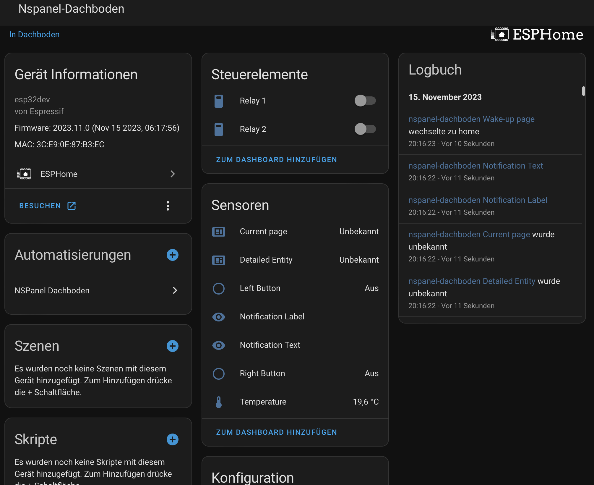 After Update "NSPanel sensor unavailable" · Issue #1277 · Blackymas/NSPanel_HA_Blueprint · GitHub