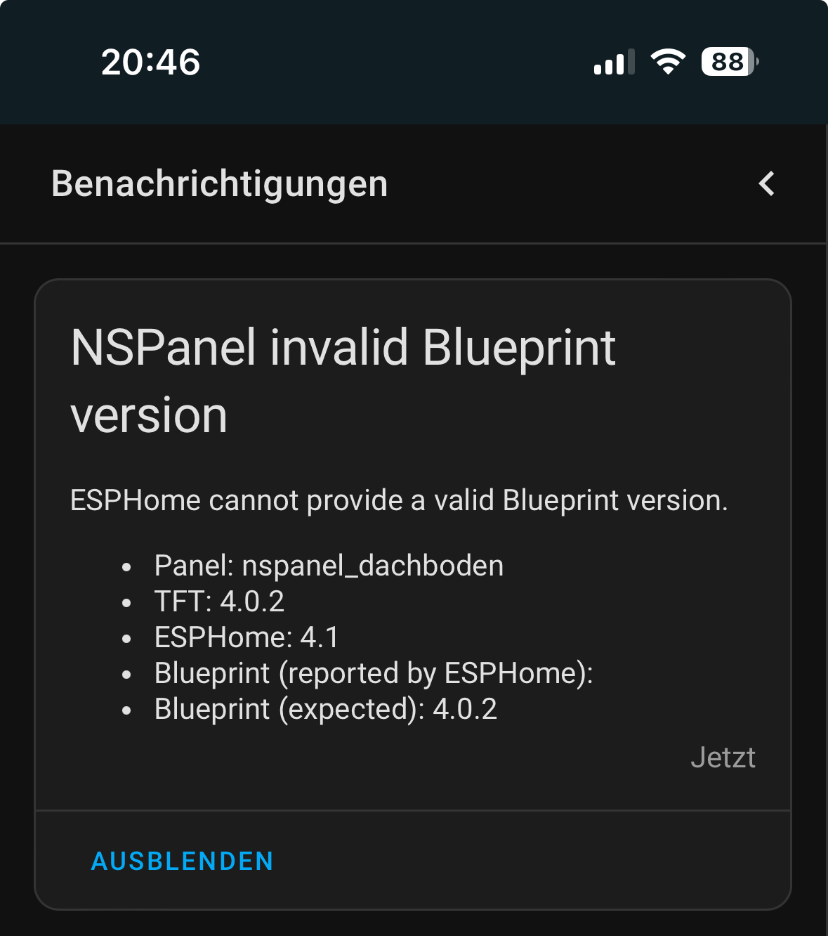 After Update "NSPanel sensor unavailable" · Issue #1277 · Blackymas/NSPanel_HA_Blueprint · GitHub