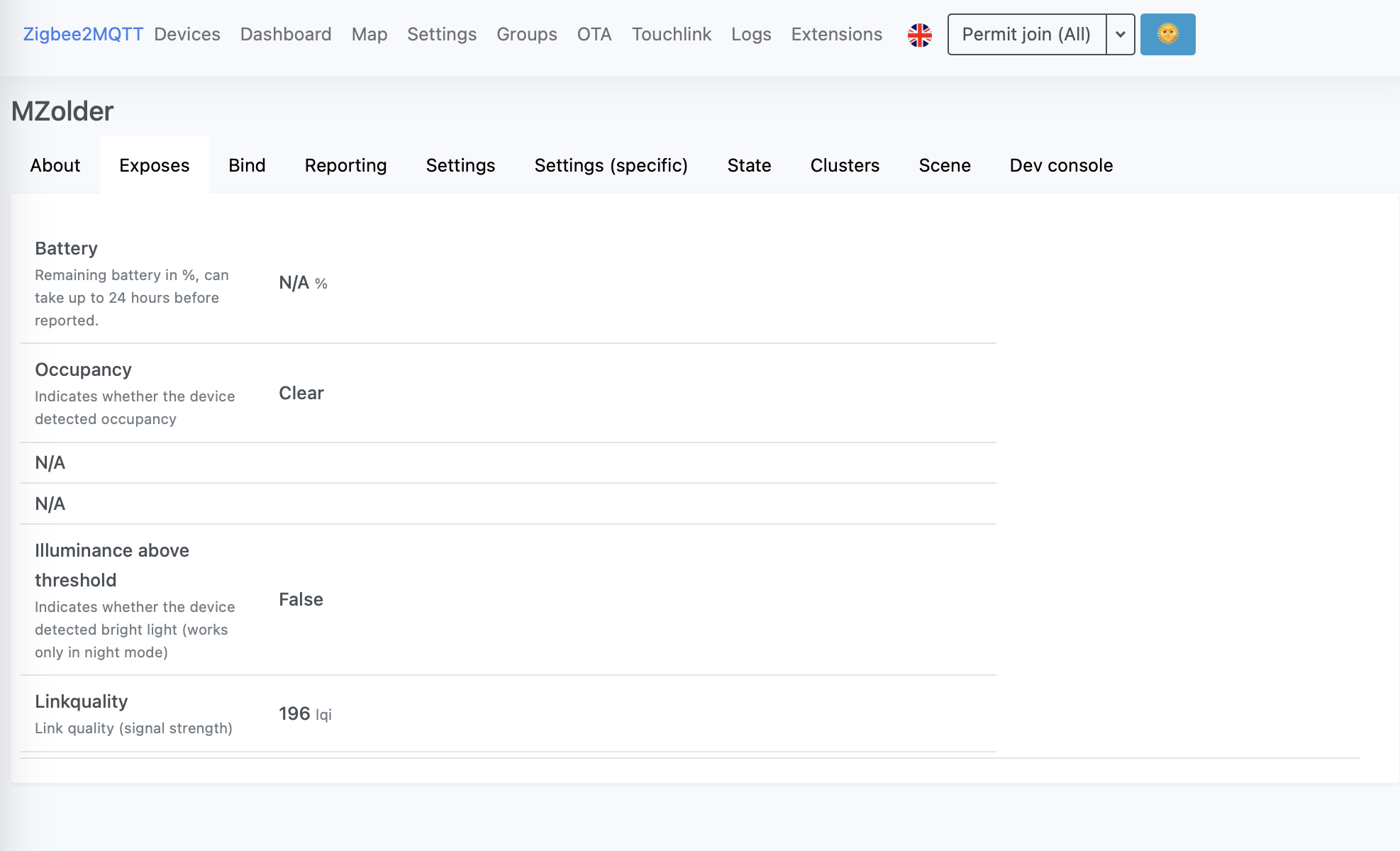 [Bug]: Exposes tab is missing some attribute descriptions for some devices · Issue #1784 ...