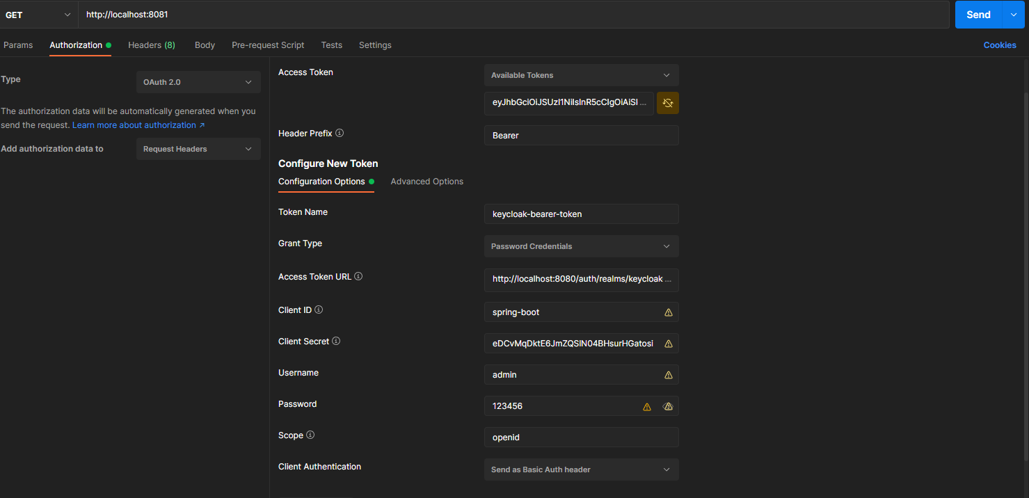 GitHub - oktaykcr/keycloak-spring-boot: Keycloak authorization with some extra topics