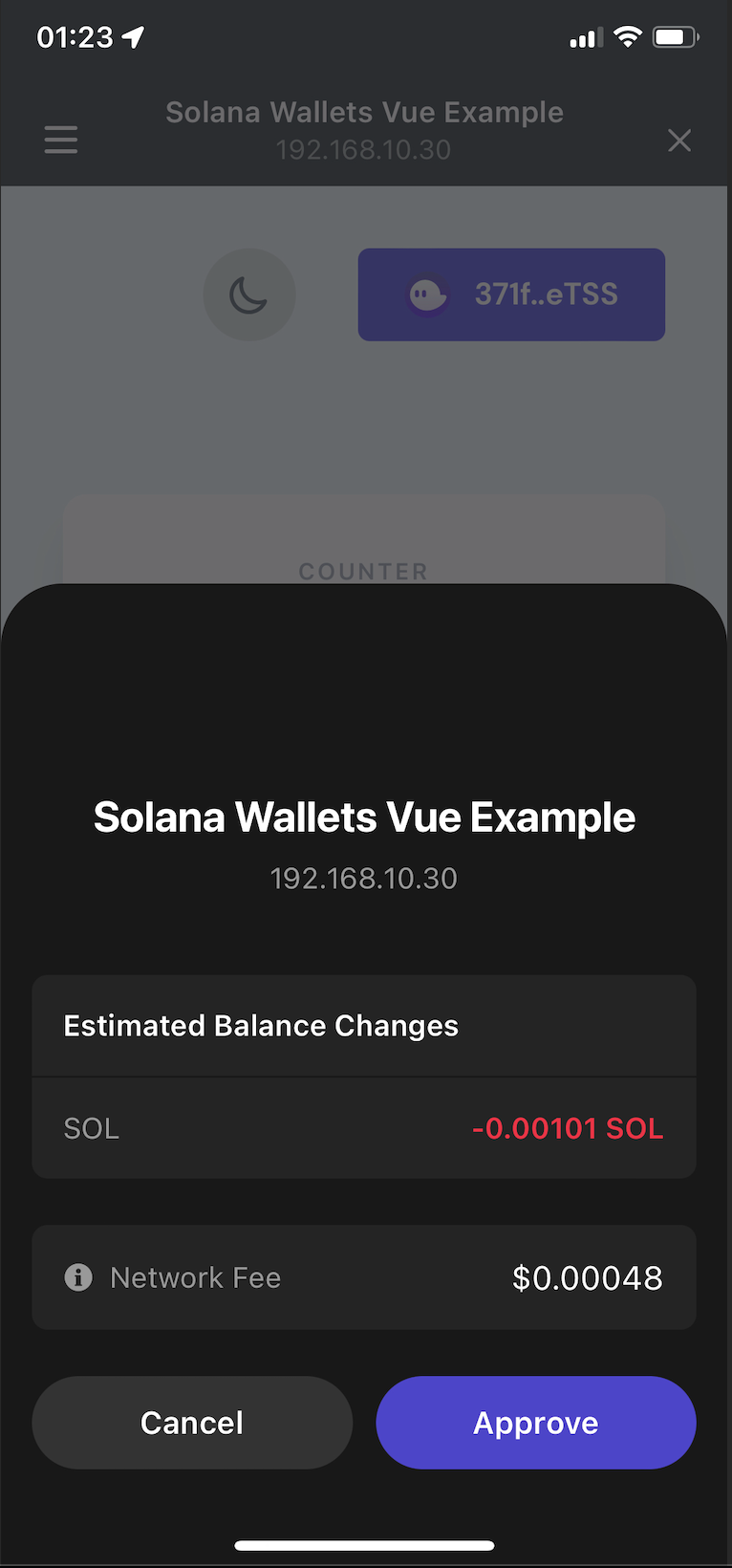 Cannot connect iOS Phantom Wallet app · Issue #8 · lorisleiva/solana-wallets-vue · GitHub