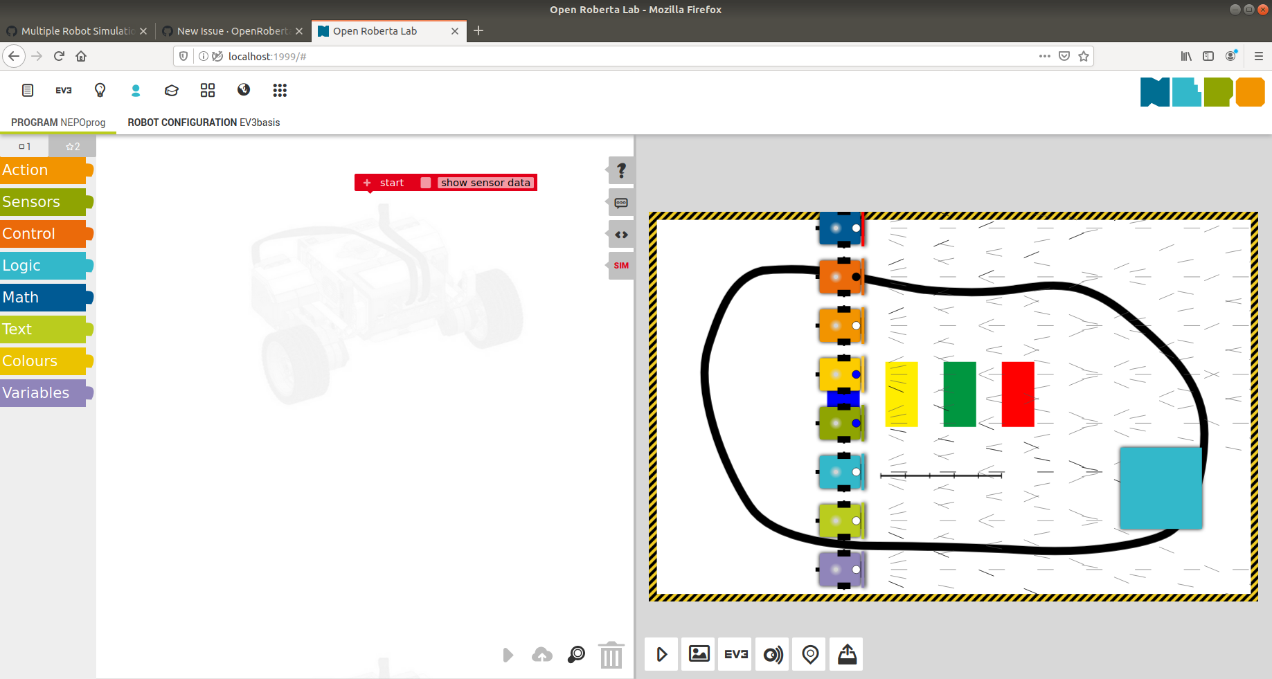 Multiple Robot Simulation : Open/Close Simulation, deselects all programs · Issue #787 ...
