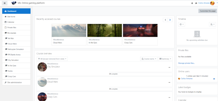 GitHub - kucaantunes/Moodle-online-gaming-platform