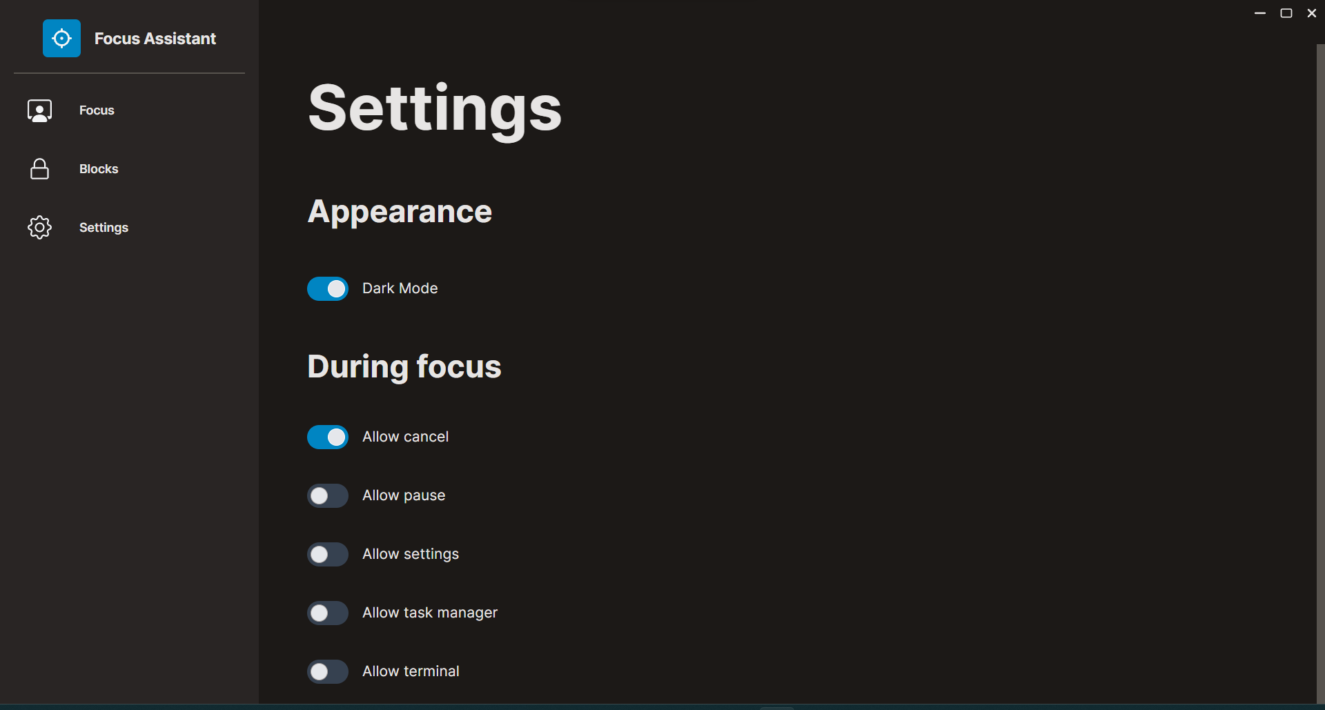GitHub - Revxrsal/focus-assistant: A simple but powerful pomodoro-like ...