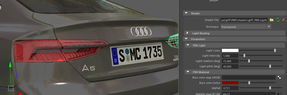 Transparent base-color-texture does not change material alphaMode to ...