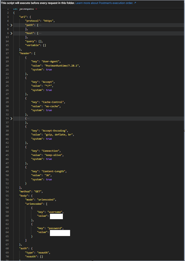 Pre-request script failing · Issue #10125 · postmanlabs/postman-app-support · GitHub