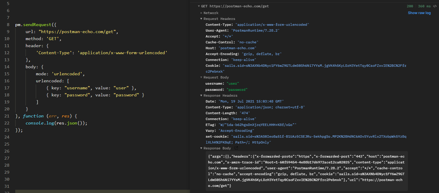 Pre-request script failing · Issue #10125 · postmanlabs/postman-app-support · GitHub