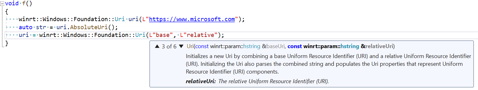 Improve intellisense documentation experience for parity with C# and C++/CX · Issue #933 ...