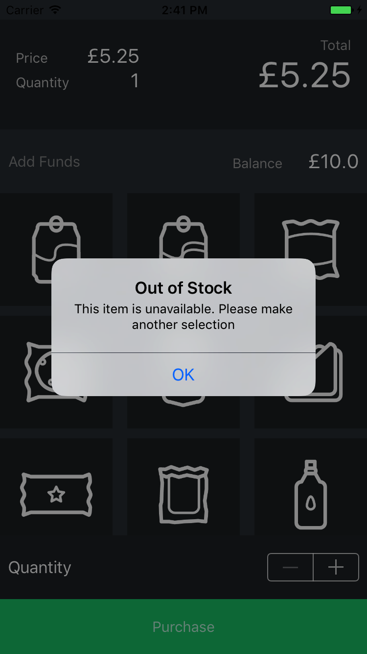 GitHub - Shayan-R94/Vending-Machine-Simulator-for-iOS: iOS app built to ...