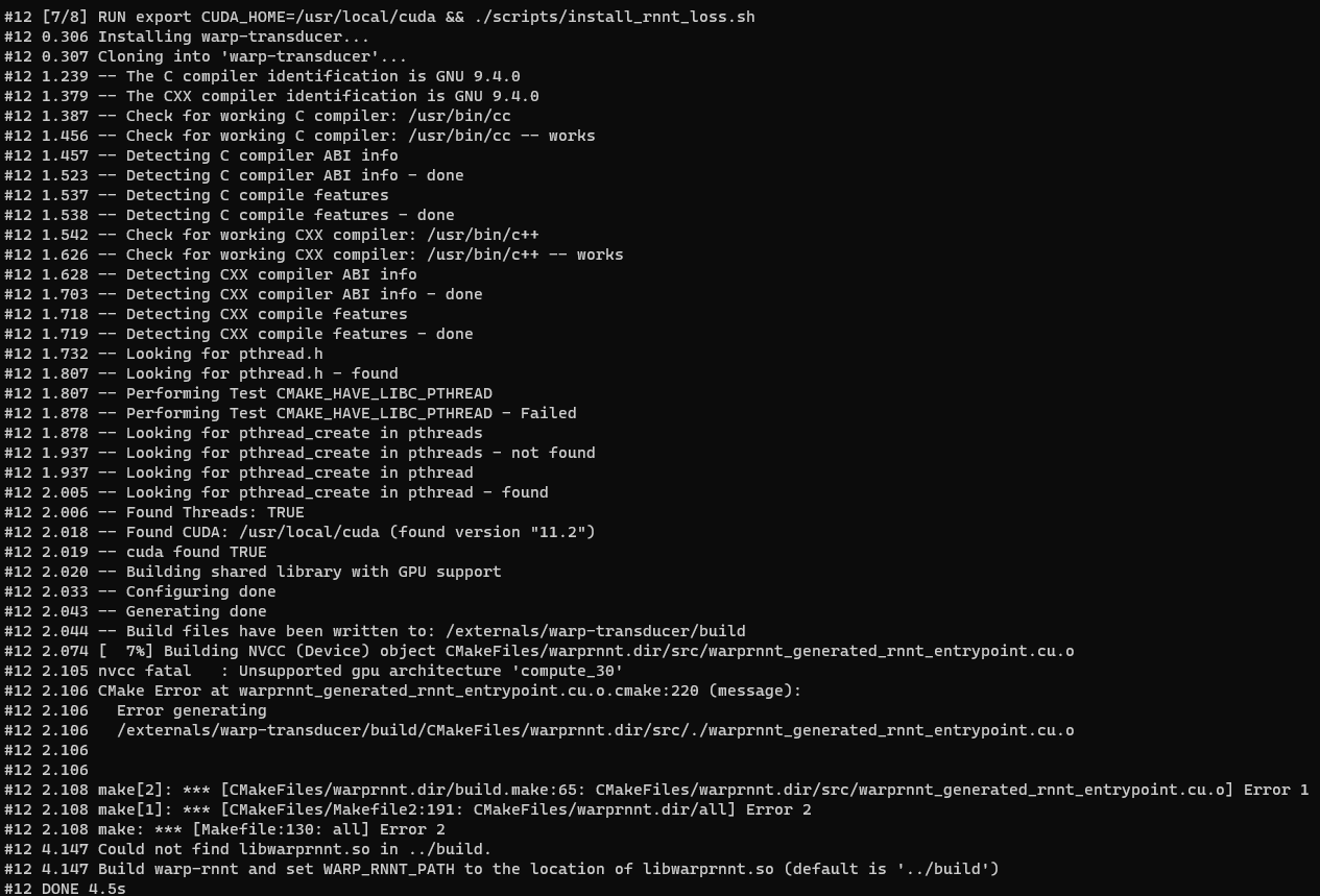Error constructing the image (compute_30) · Issue #257 · TensorSpeech/TensorFlowASR · GitHub