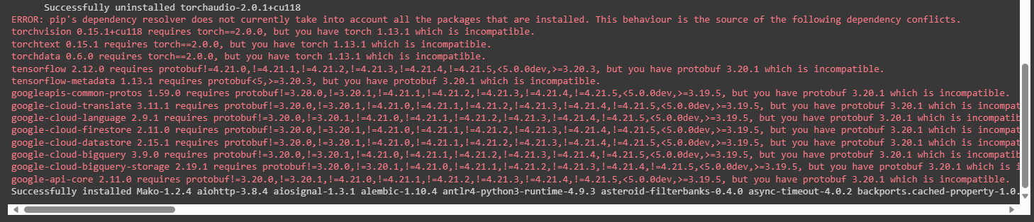 Error installing whisperx in google colab · Issue #215 · m-bain/whisperX · GitHub