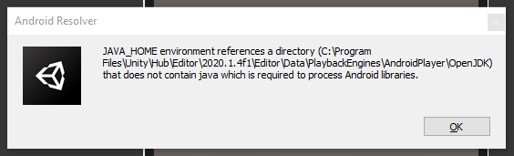 Cannot Build App With Unity S Openjdk · Issue 478 · Microsoft Appcenter Sdk Unity · Github