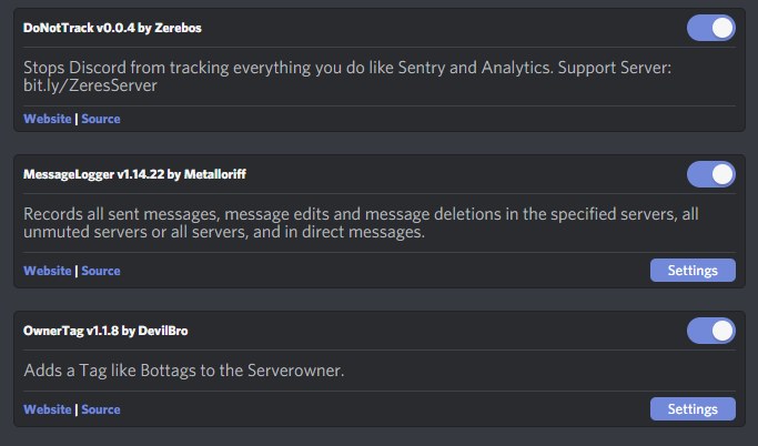 No plugin works no more · Issue #303 · mwittrien/BetterDiscordAddons ...