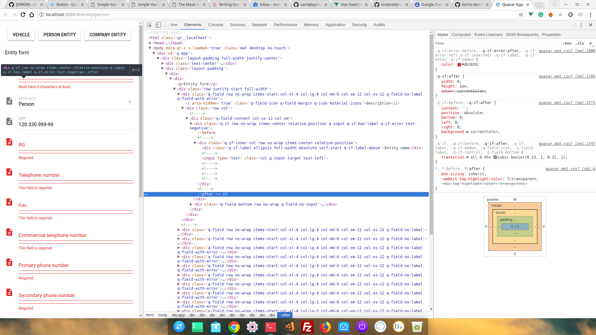[ERROR] - Unexpected border-top In QField When Using "helper" or "error-label" props · Issue ...