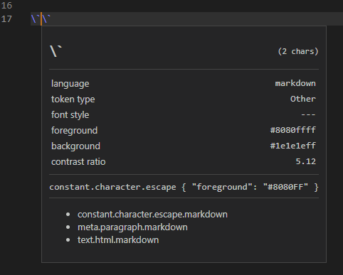 Incorrect highlight \`\` · Issue #28 · microsoft/vscode-markdown-tm-grammar · GitHub