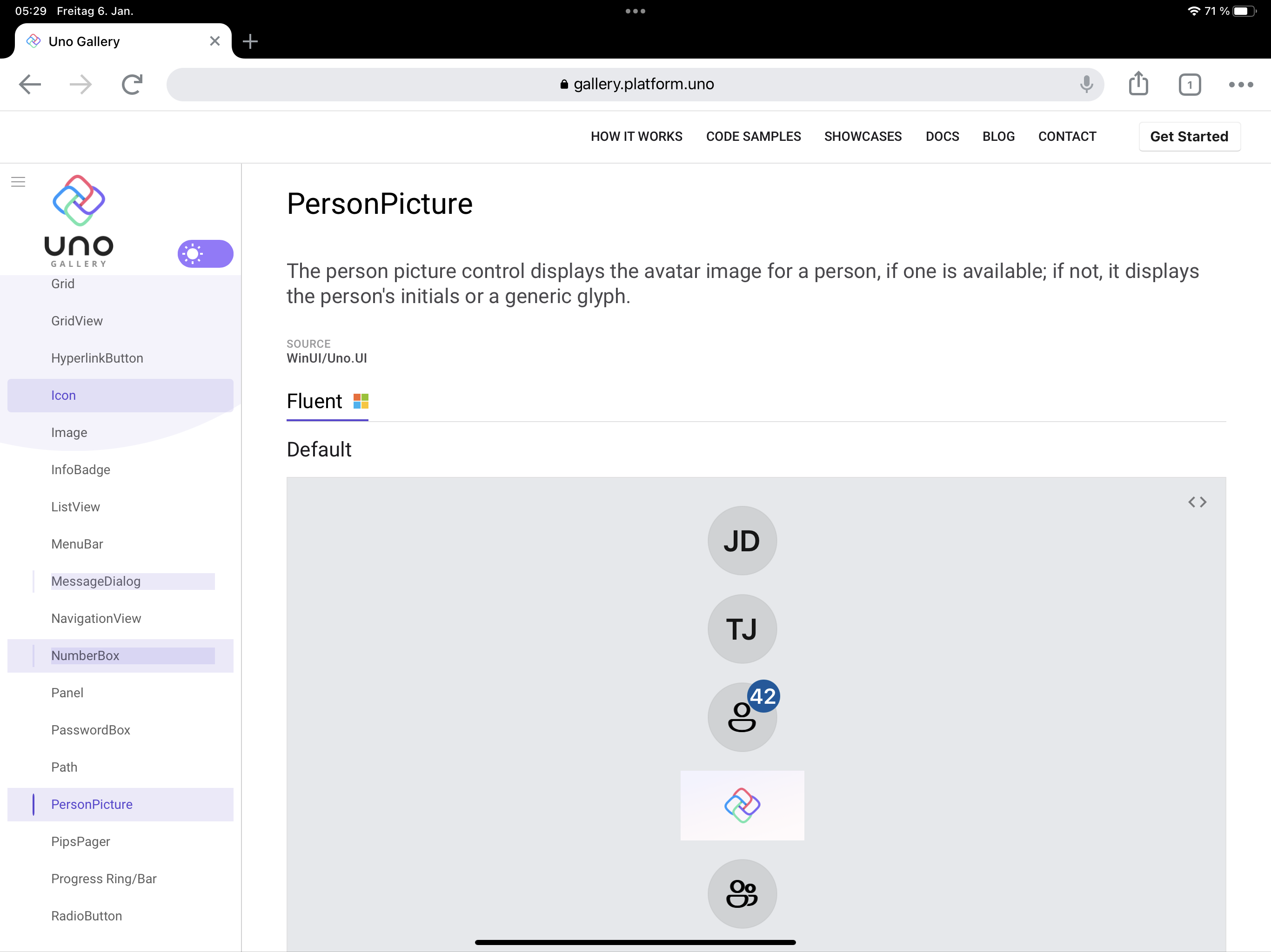 [WASM + iPadOS] Uno.Gallery: various rendering issues · Issue #10902 · unoplatform/uno · GitHub