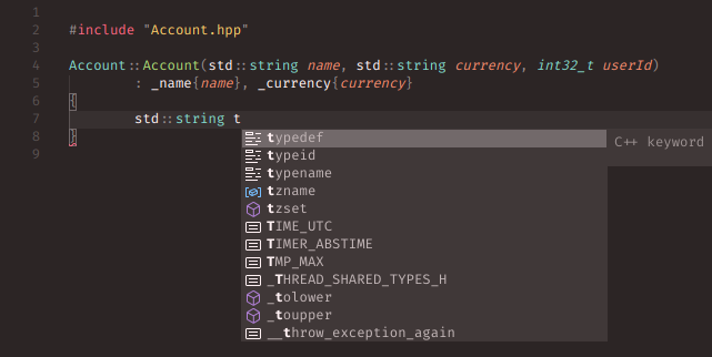 Auto Complete Shows Non Class Members In The Class Initializer List · Issue 4852 · Microsoft