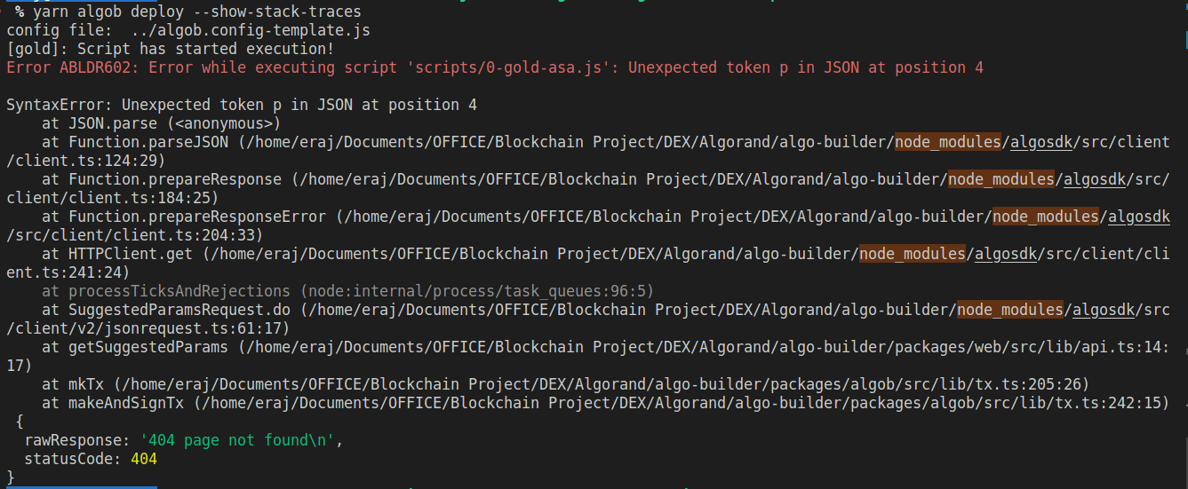 Algob deploy not working · Issue #799 · scale-it/algo-builder · GitHub