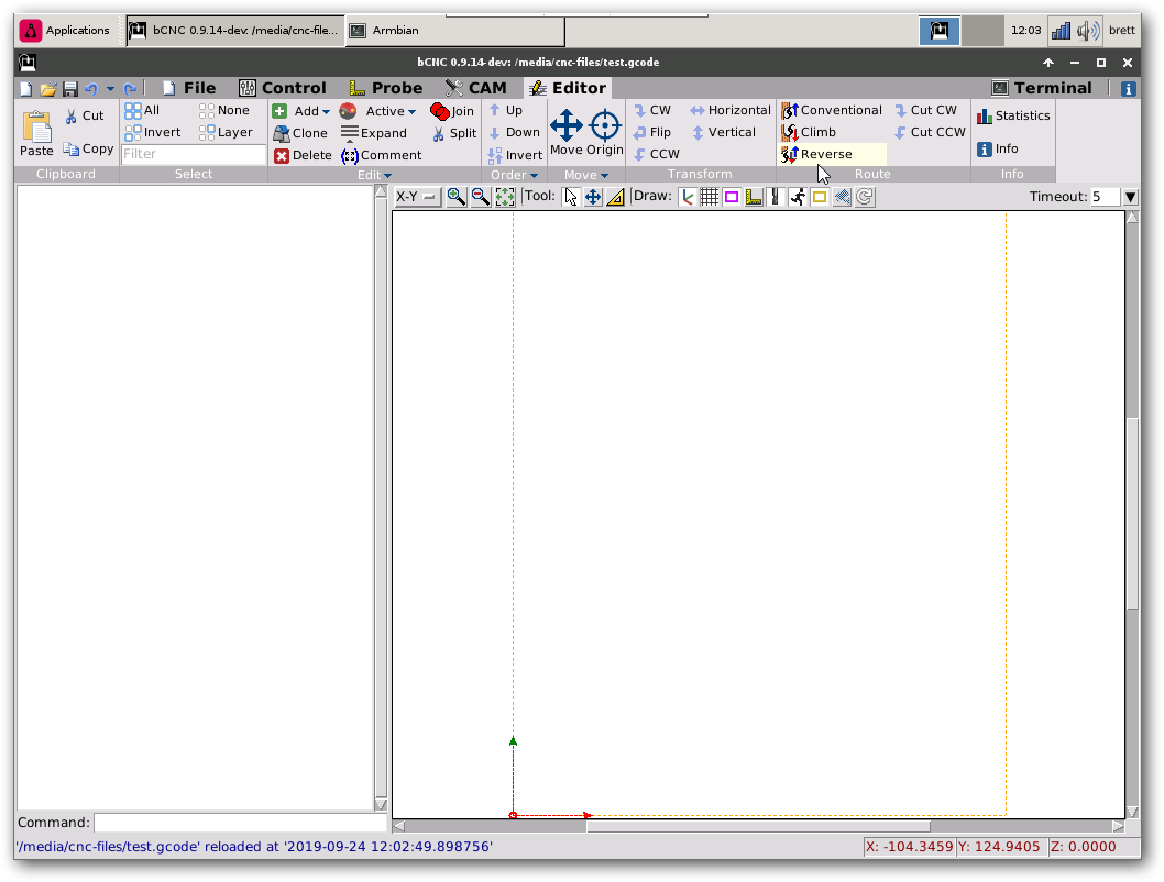 File "Reloading" without opening · Issue #1284 · vlachoudis/bCNC · GitHub