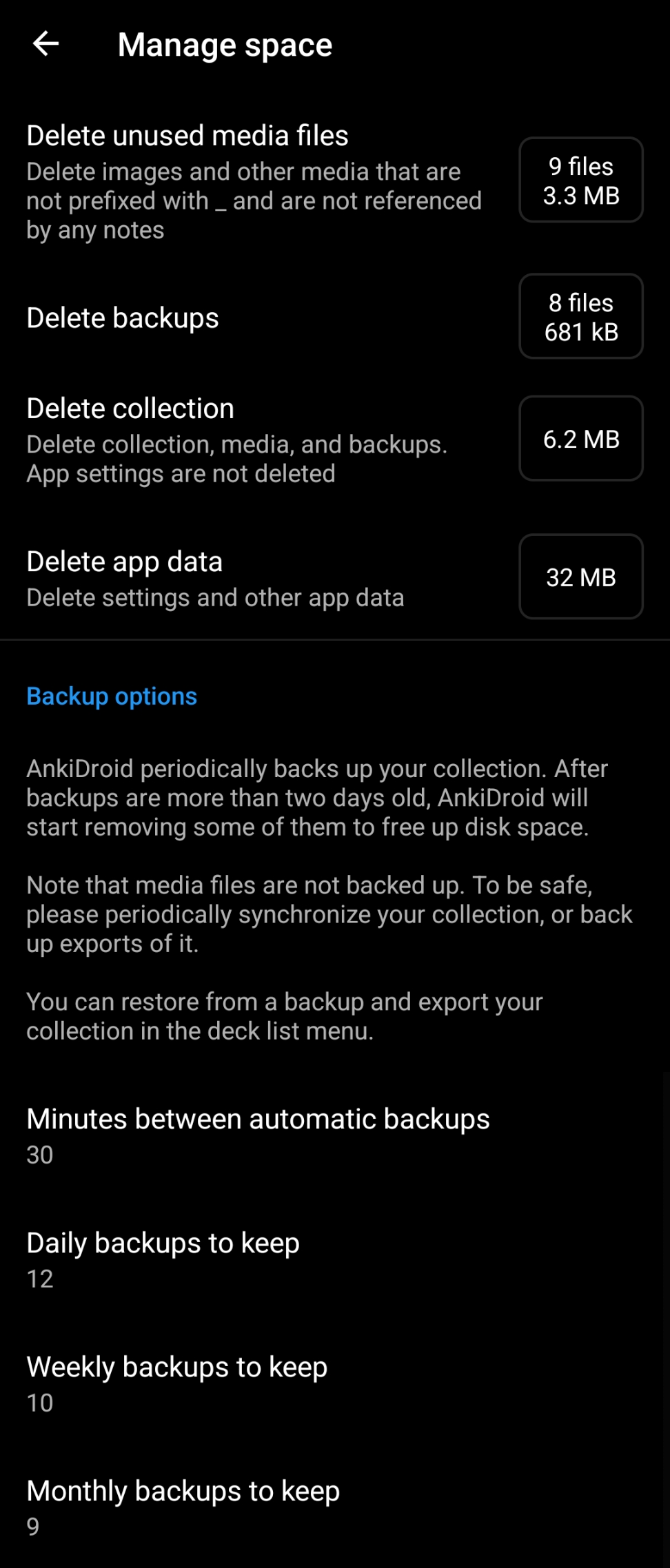 Bug When Reducing The Number Of Back Ups Delete Extra Back Up
