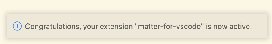 "Congratulations" notification pop-up when spawning terminal · Issue #11 · mauzigoe/matter-for ...