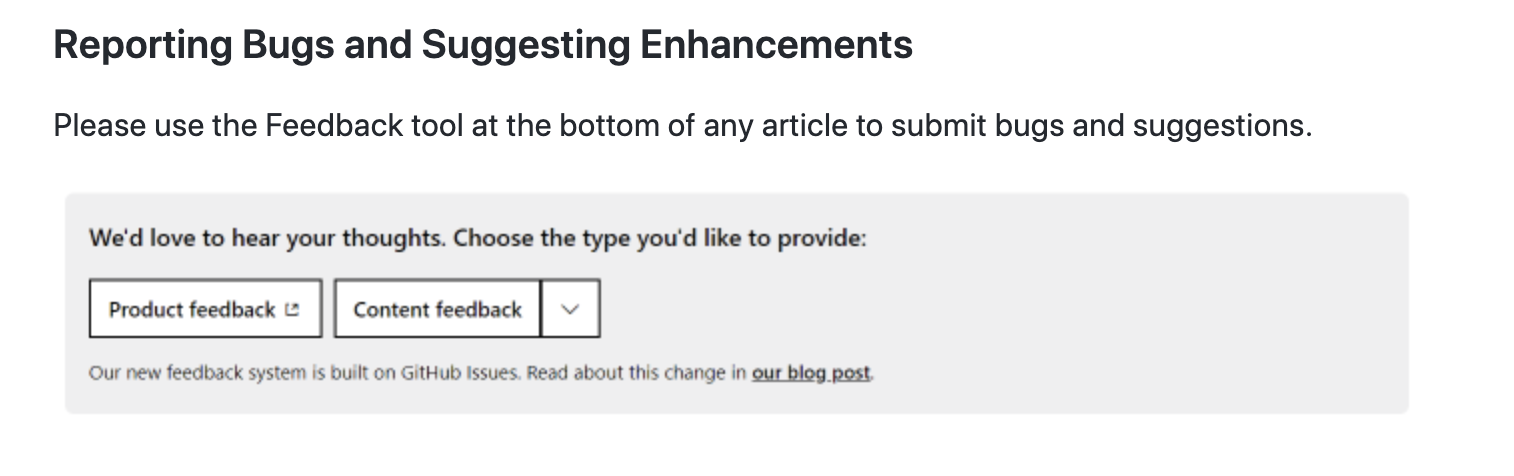 Outdated "Feedback" tool screenshot in CONTRIBUTING.md · Issue #8745 · MicrosoftDocs/sql-docs ...