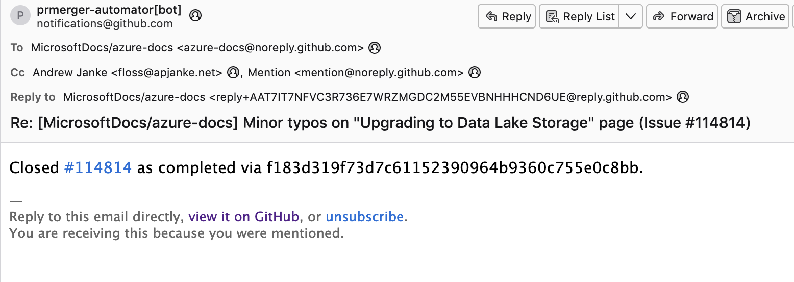 Minor Typos On Upgrading To Data Lake Storage Page · Issue 114814 · Microsoftdocsazure Docs
